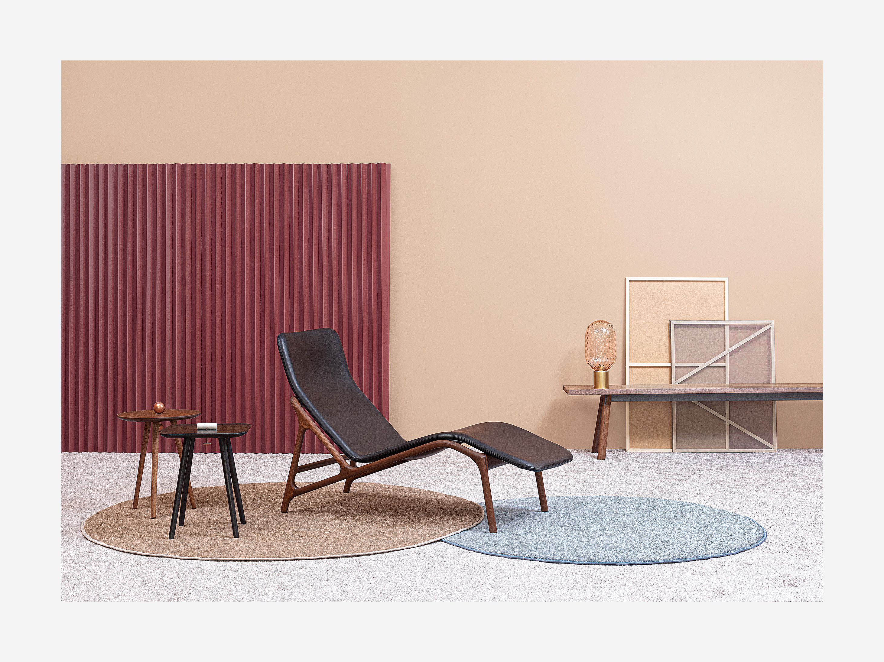 Malin side table round - Woak